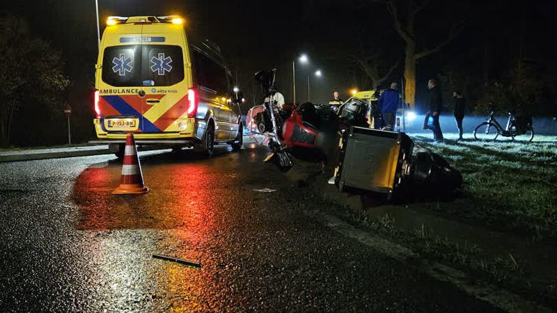 Motorrijder ernstig gewond na eenzijdig ongeval bij Vorden