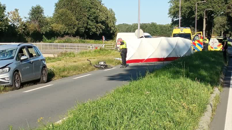 Fietser overleden na aanrijding met auto in Beltrum